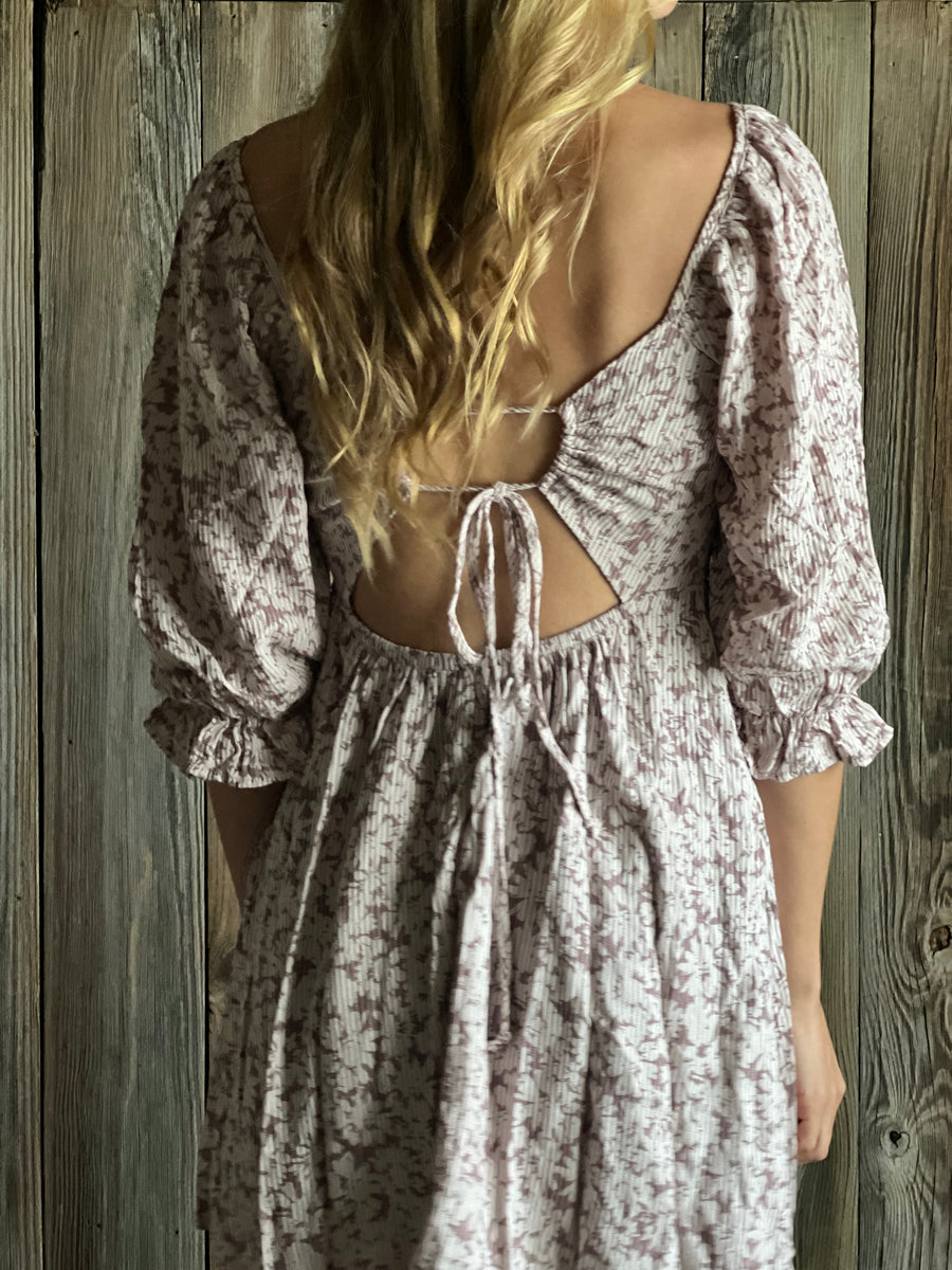 open back tunic dress – Lauren Liess